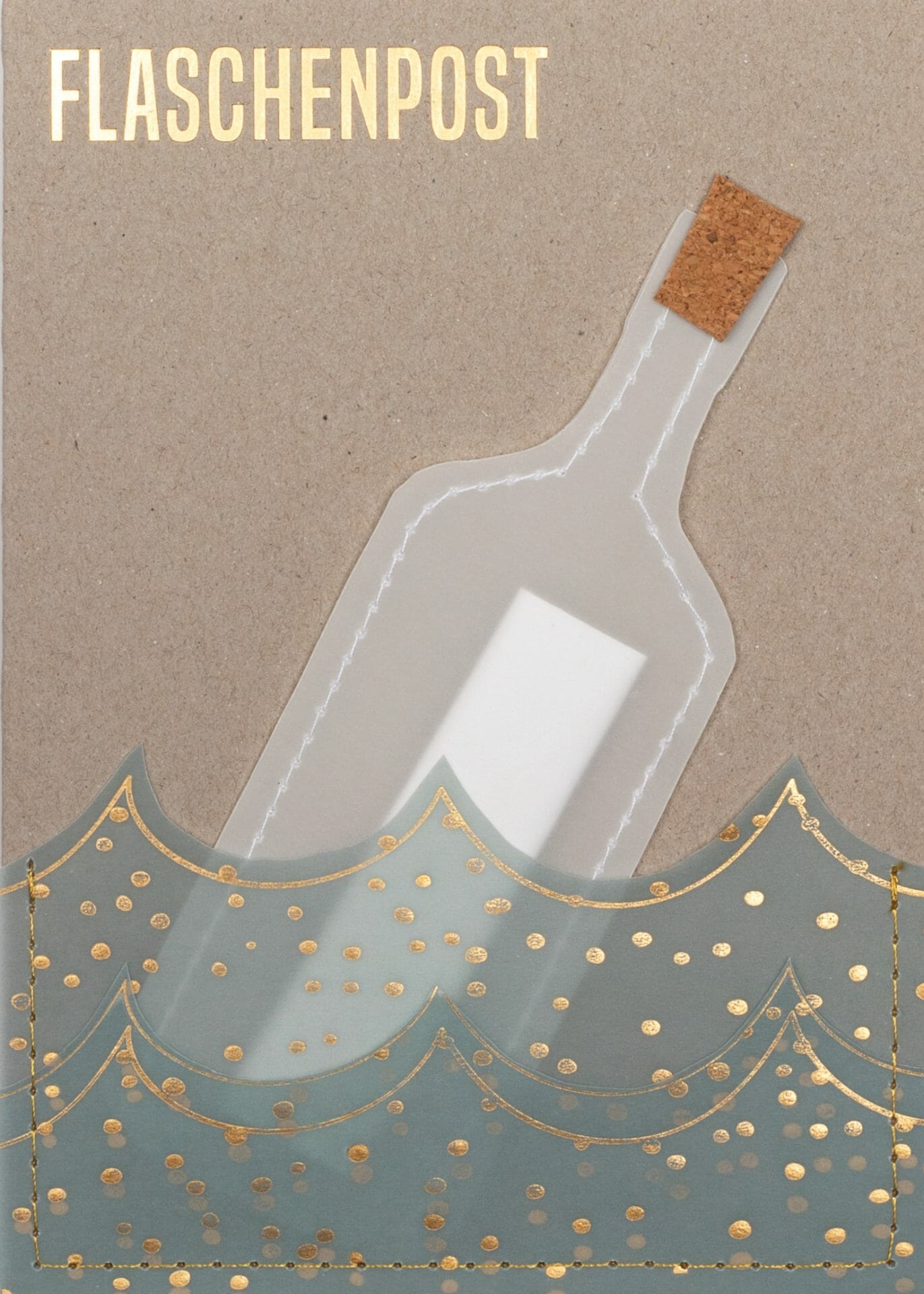 Flaschenpostkarte - Dekorativ Liestal gmbH